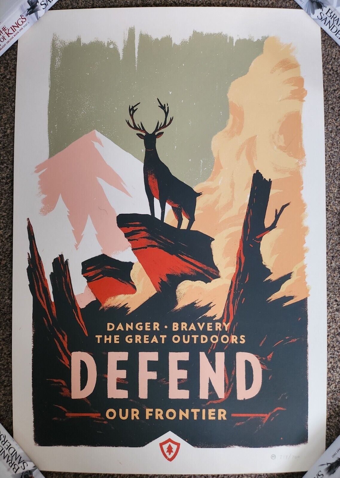 Olly Moss | Firewatch Print Set Experience Protect Defend Signed ...