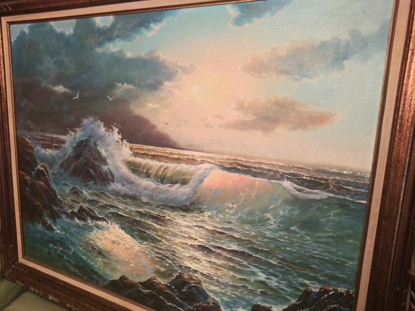David Burton | David Burton oild base painting (1979) | MutualArt