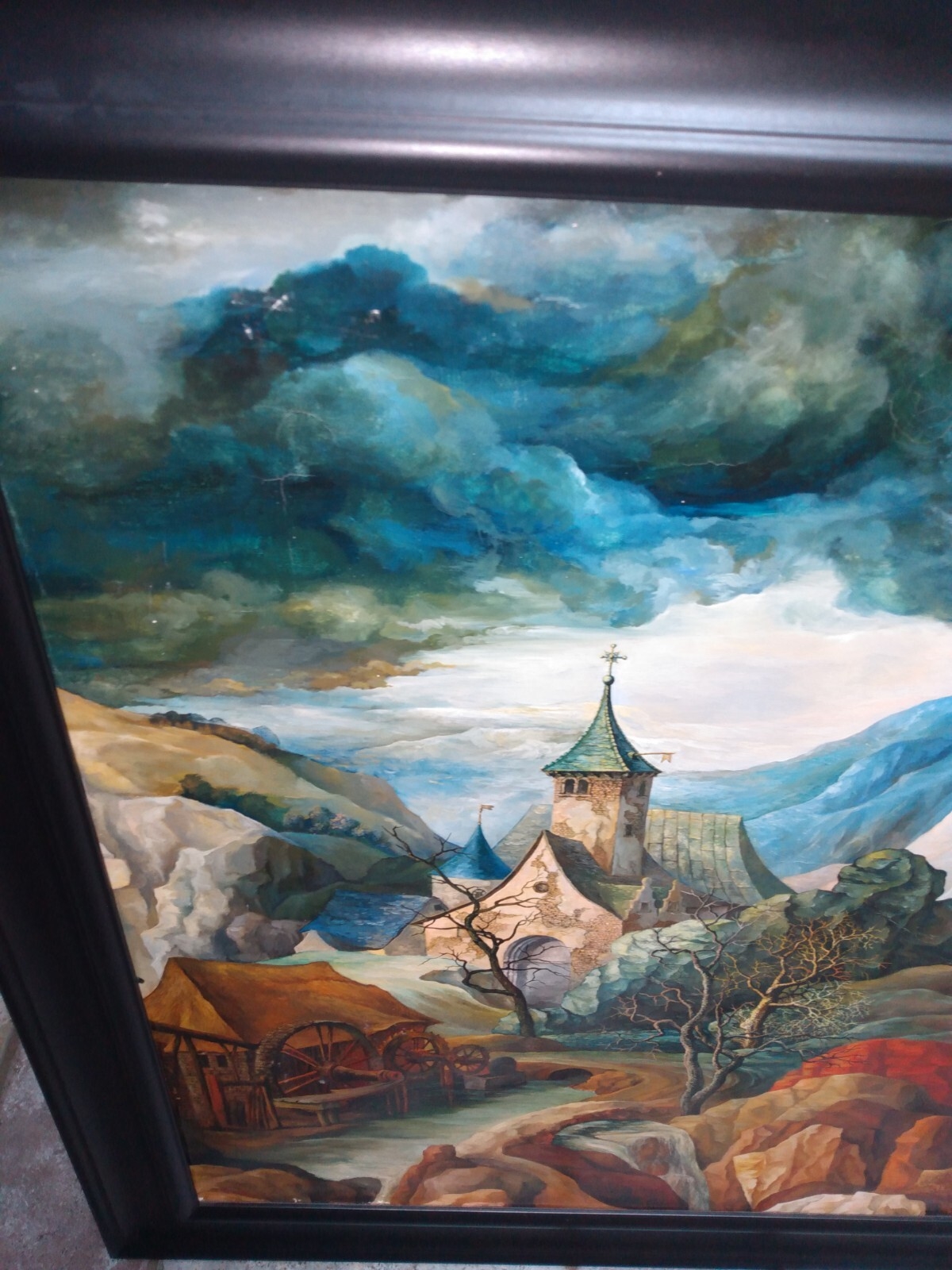 Samuel Bak | Polish Surreal World Landscape Painting (1979) | MutualArt