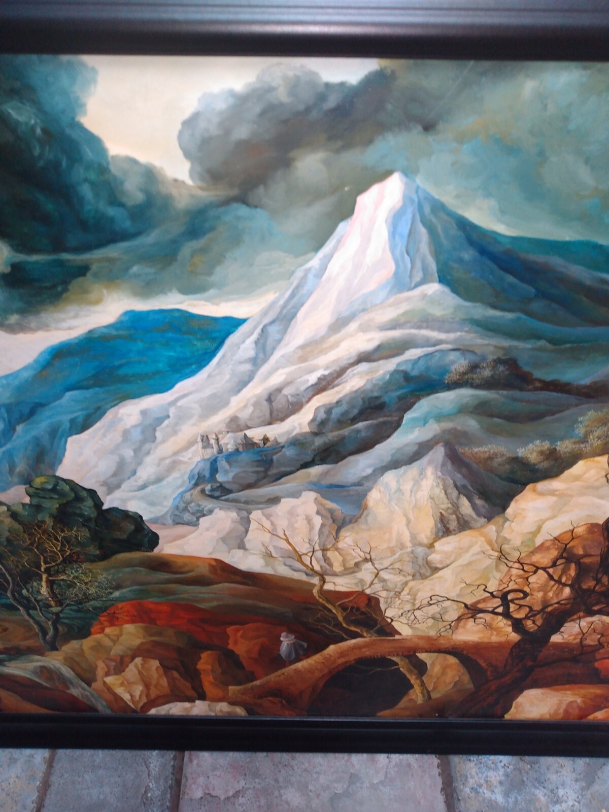 Samuel Bak | Polish Surreal World Landscape Painting (1979) | MutualArt
