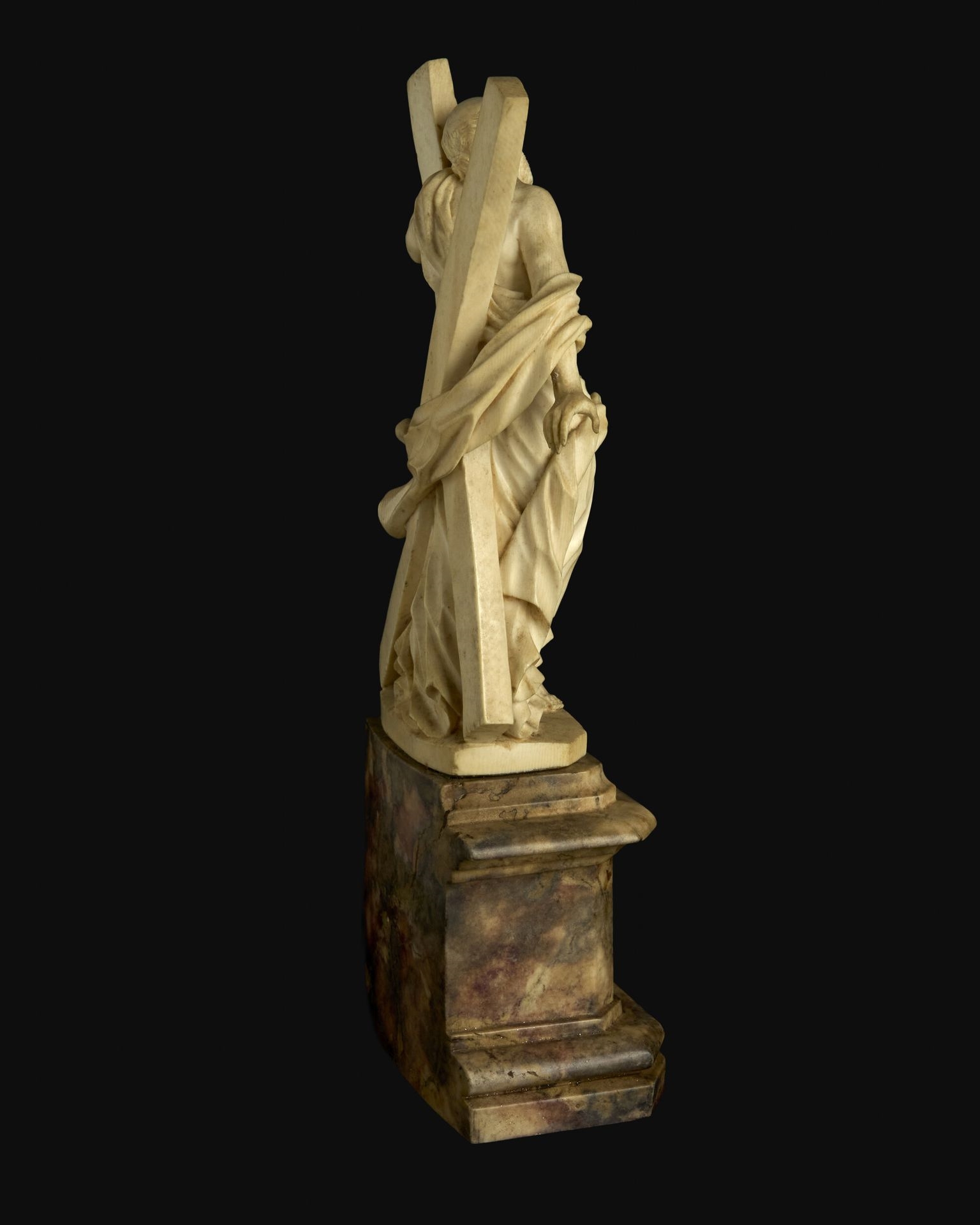 Camillo Rusconi | Saint Andrew embracing his cross in ivory carved in ...