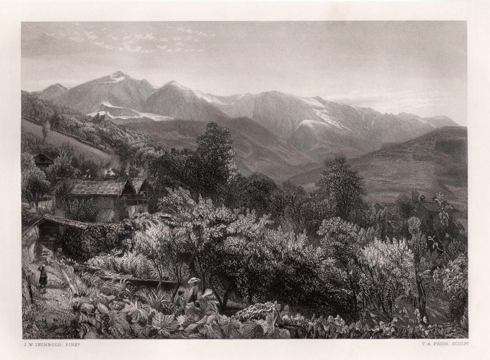 John William Inchbold | Bypath to Chamouni (1871) | MutualArt