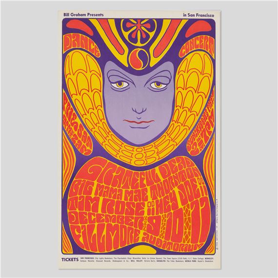 Wes Wilson | Grateful Dead 1966 Fillmore Auditorium (1966) | MutualArt