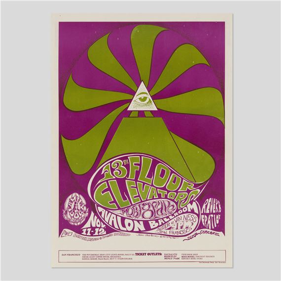 Steve Renick | 13th Floor Elevators 1966 Avalon Ballroom (1966) | MutualArt