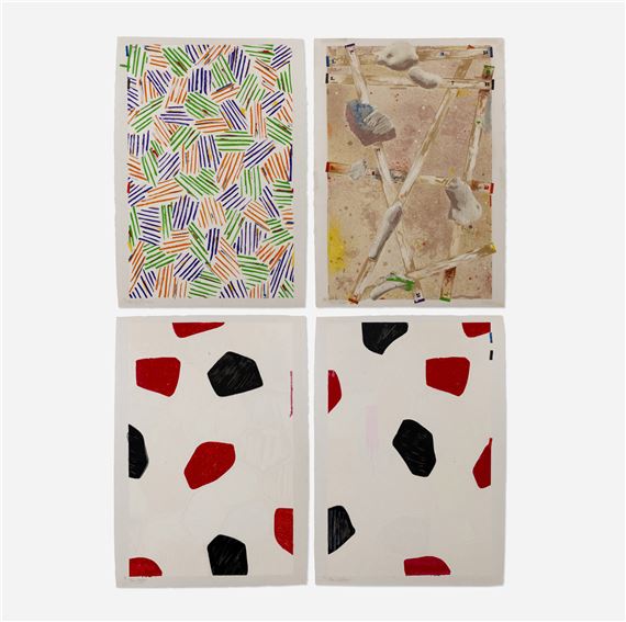 Jasper Johns | Four Panels from Untitled 1972 (1972 - 1974) | MutualArt