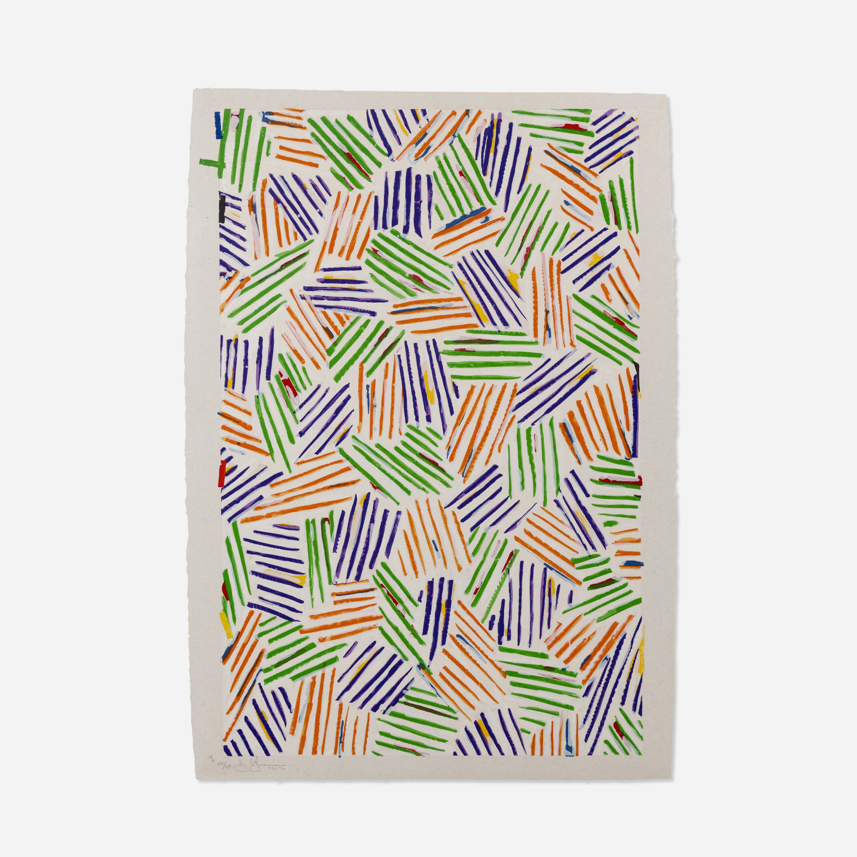 Jasper Johns | Four Panels from Untitled 1972 (1972 - 1974) | MutualArt