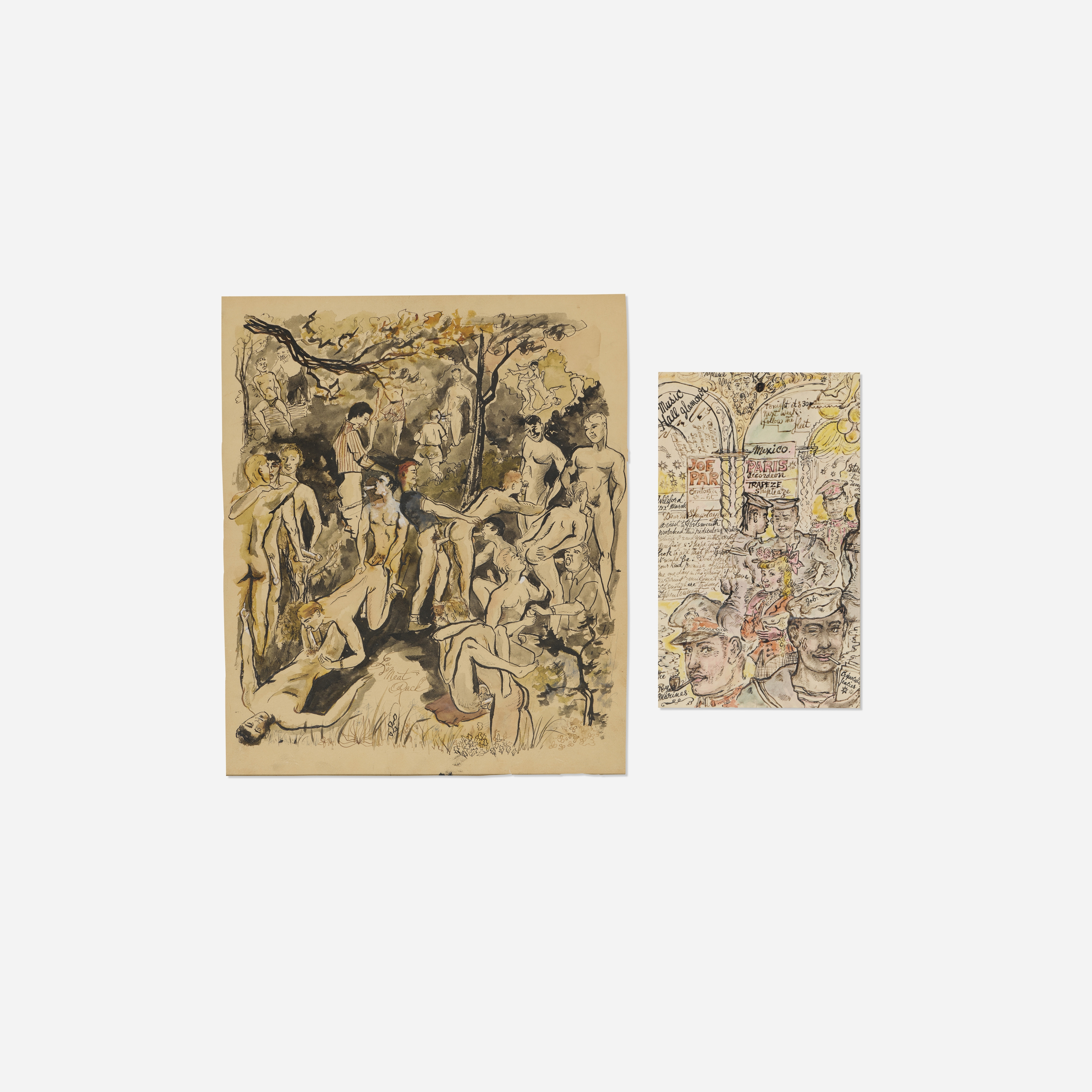 Stephen Tennant | A Letter to Mr. Shaw Taylor with Illustrations of the Royal Marines in Port ...