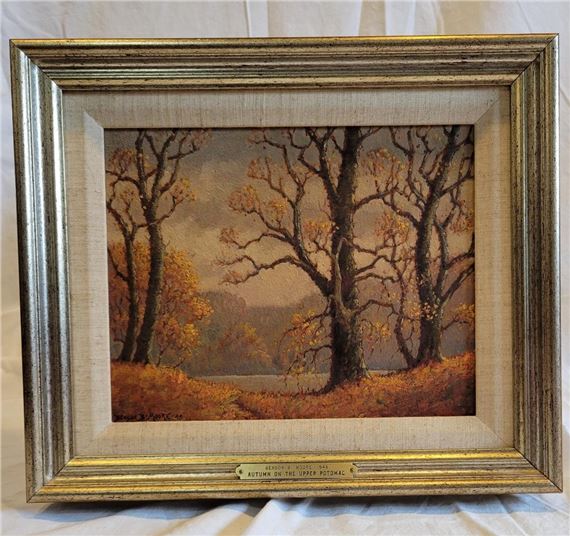 Benson Bond Moore | Autumn on the Upper Potomac (1948) | MutualArt