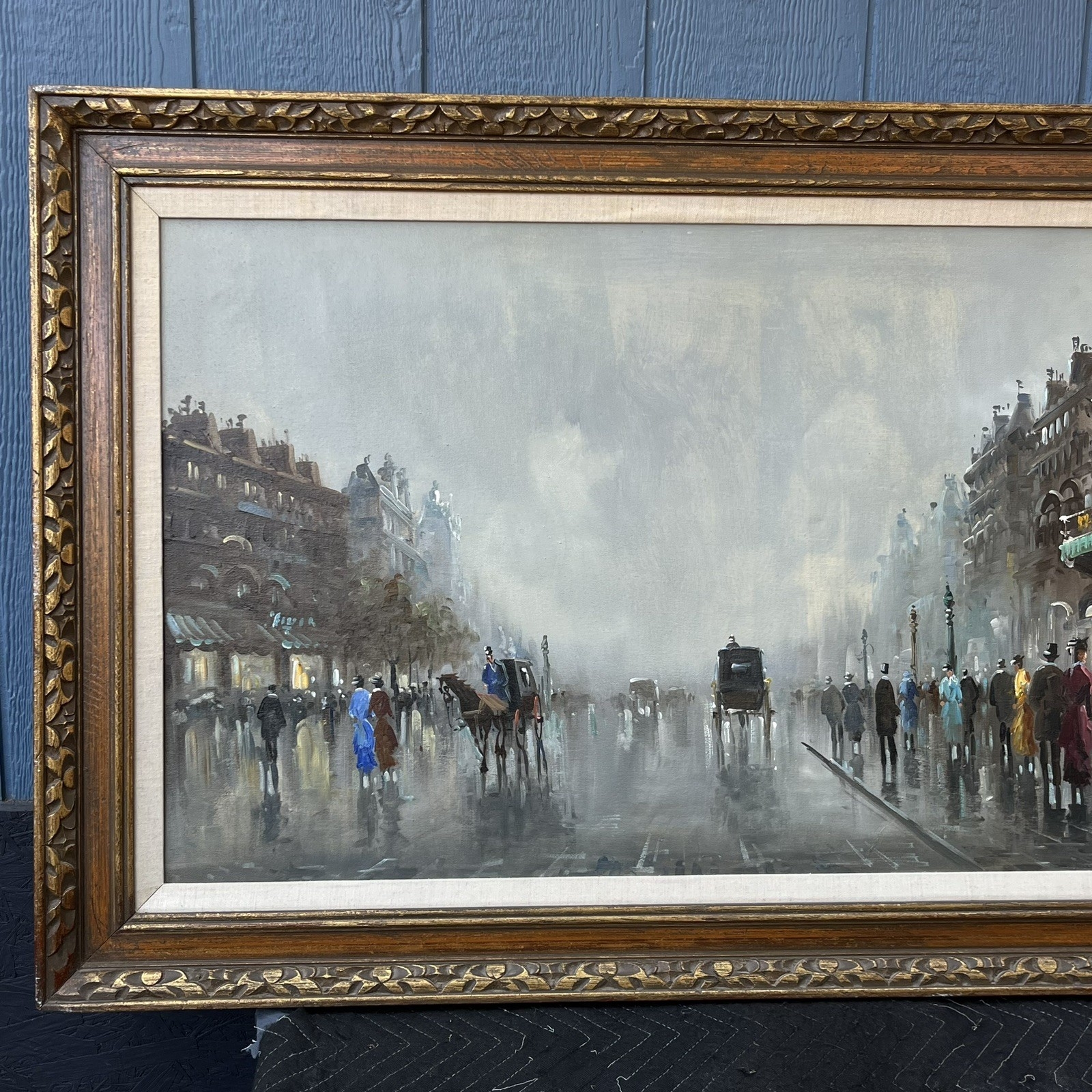 Antonio DeVity | Original Oil Painting Impressionism Paris Street Scene ...