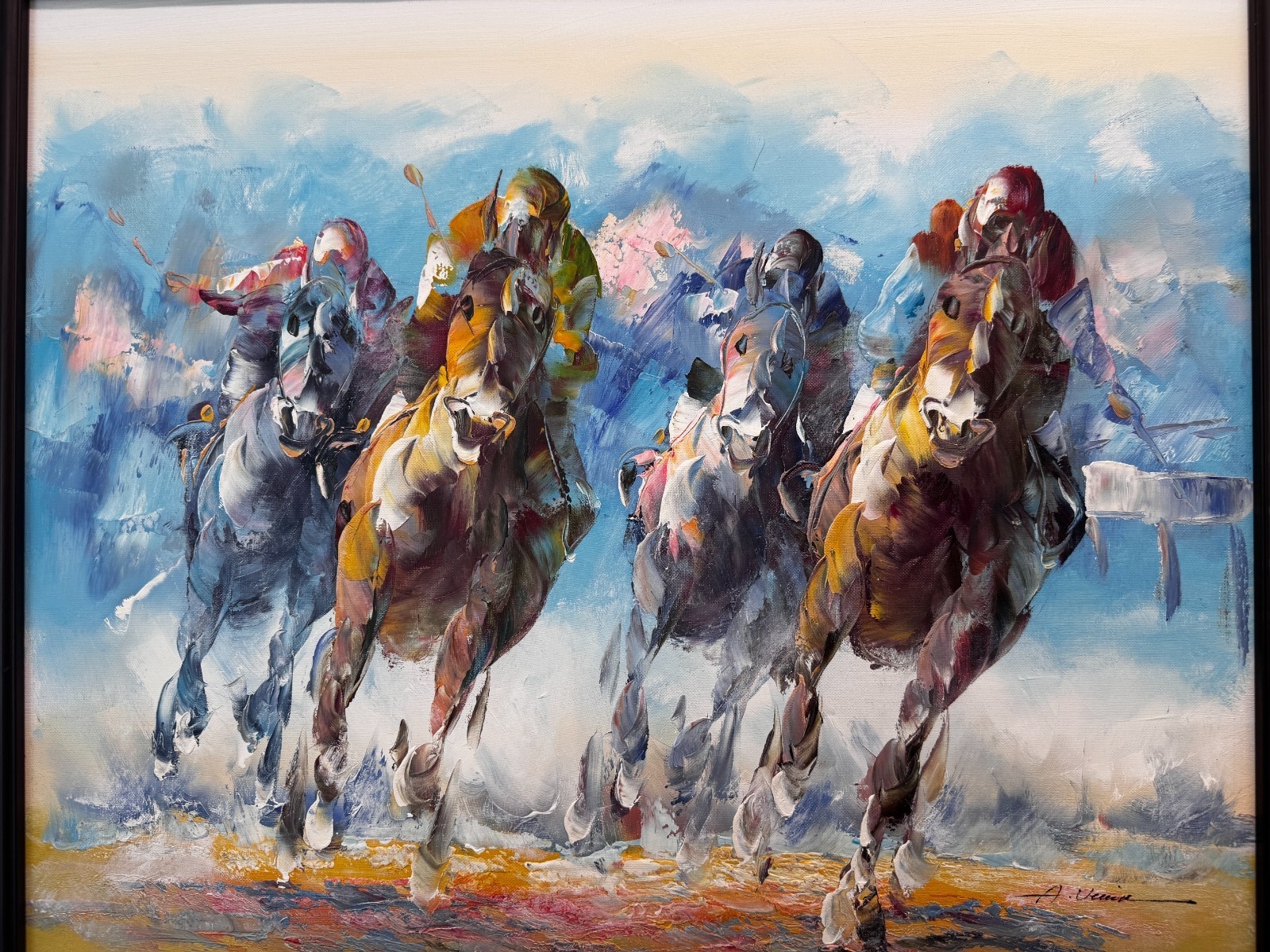 Anthony Vecchio | HORSE RACE (1970 - 1979) | MutualArt