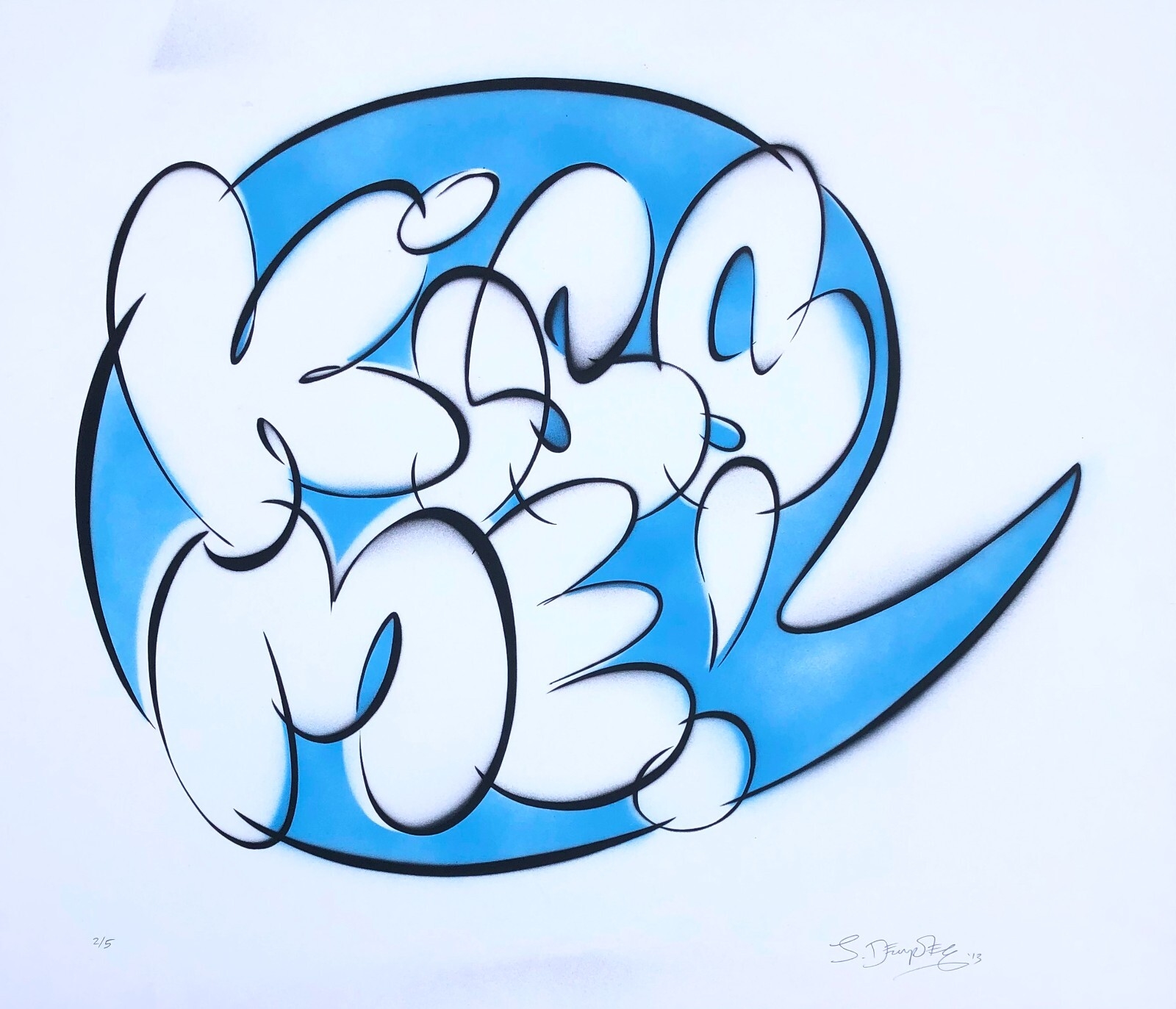 John Dempsey | Kiss Me in Blue | MutualArt