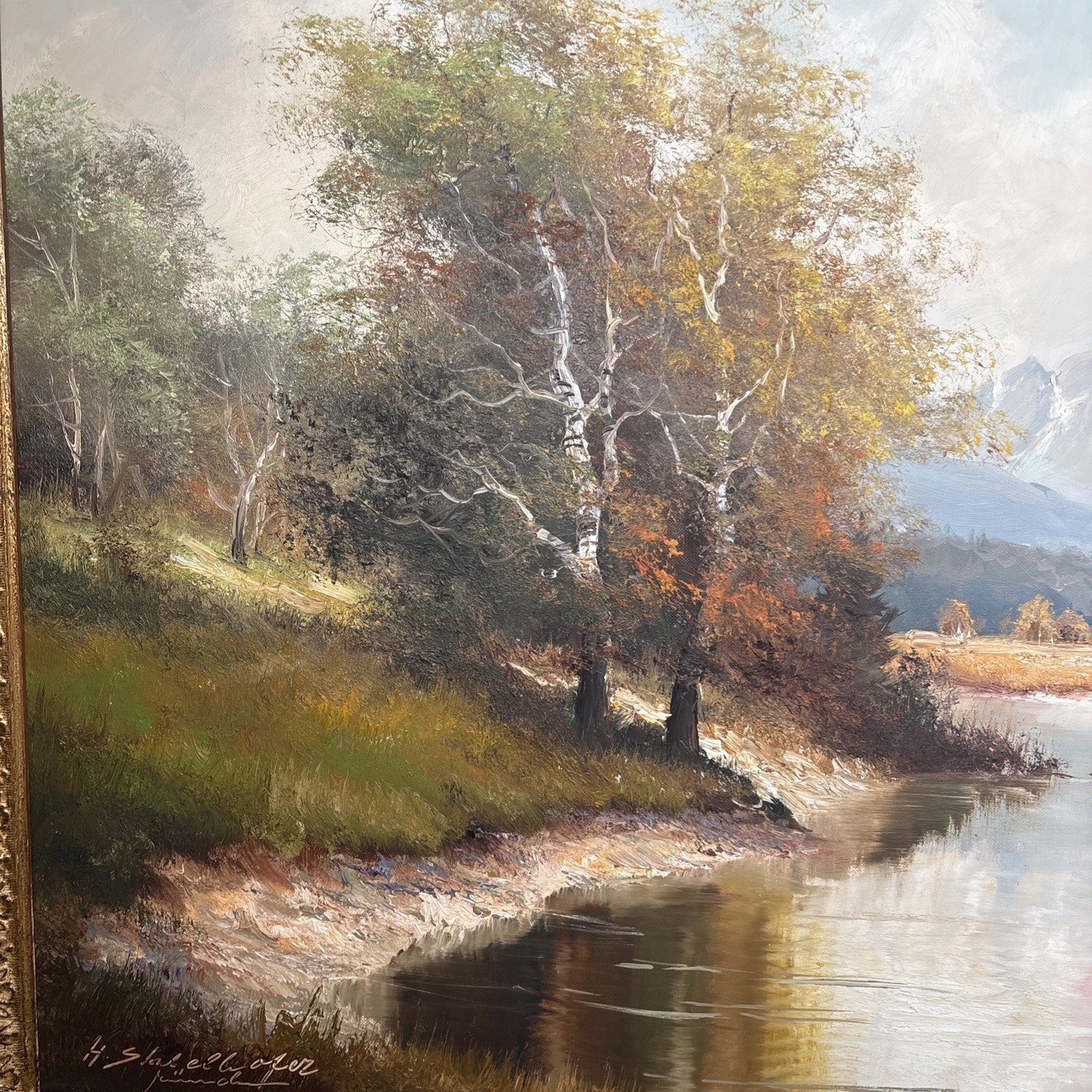 Helmet Stadelhofer | Antique Helmut Stadelhofer Original Oil Painting ...