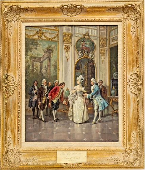 Josef Egon Frank | Die Deputation (1900) | MutualArt