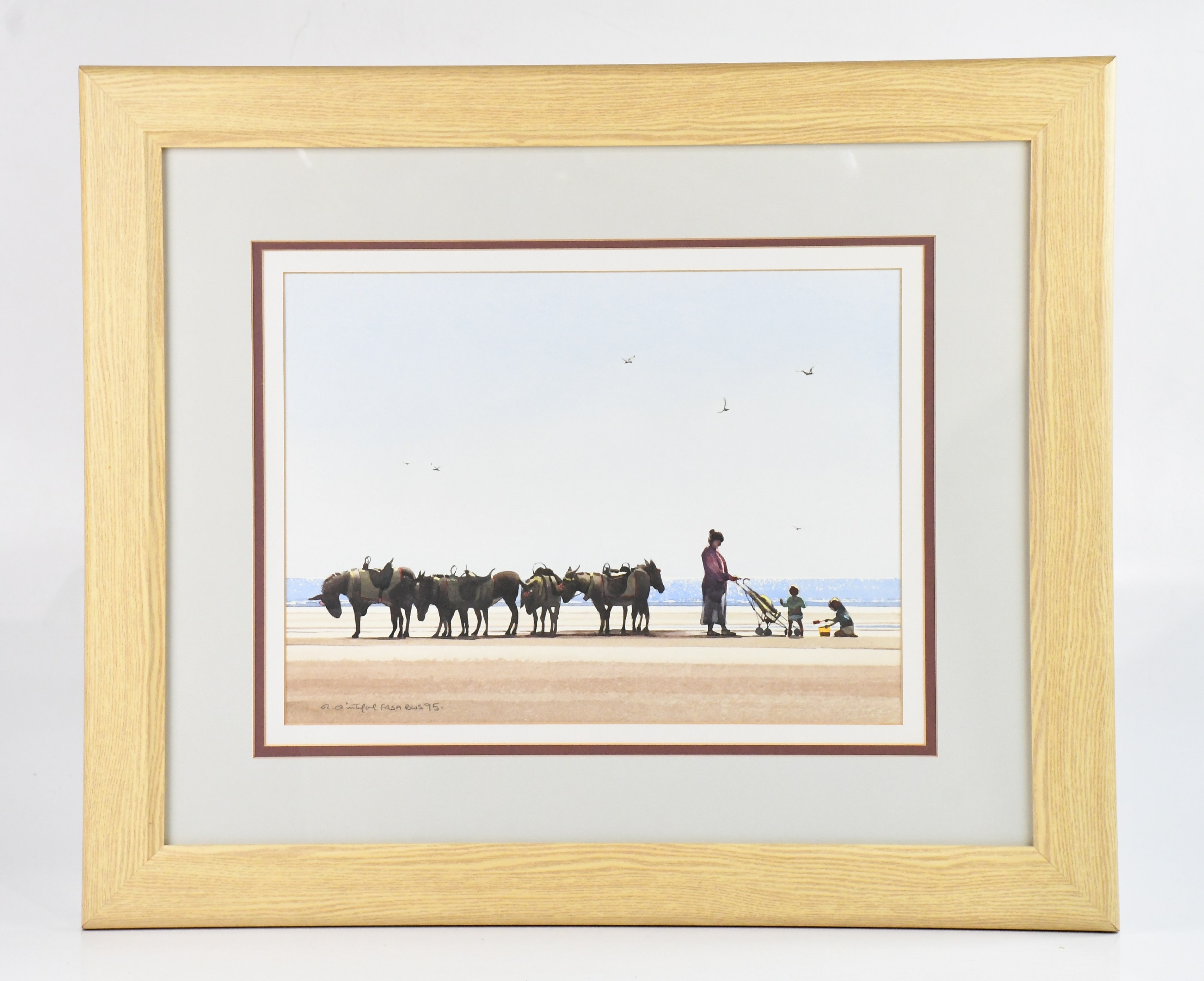 Robert Littleford | beach scene | MutualArt
