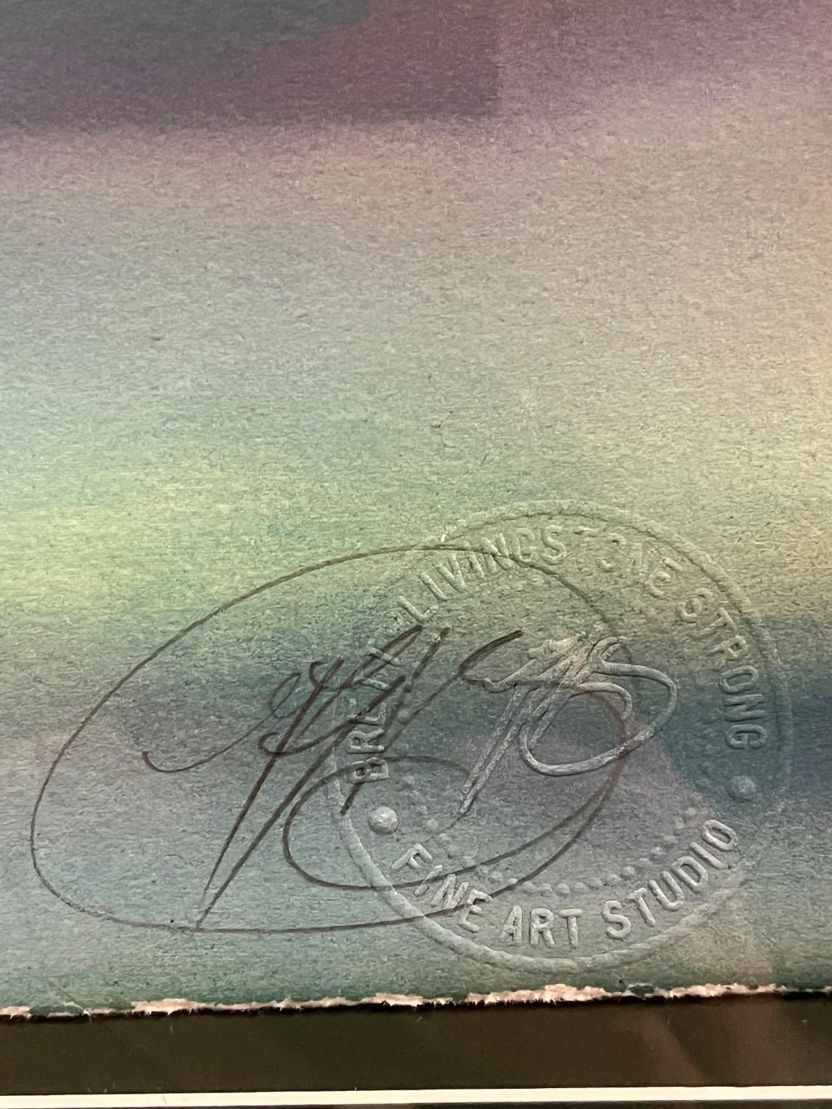 Brett Livingstone Strong | Cheetah Serigraph Embossed Signed (1980s ...