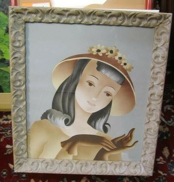 Ben Jorj Harris | Pair of Original Vintage 1941 Airbrush Watercolors ...