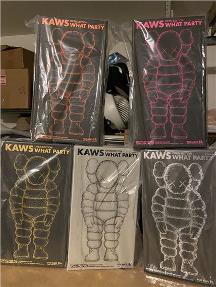 KAWS | Kaws What Party Full Set All 5 *IN HAND READY TO SHIP* (2000 ...