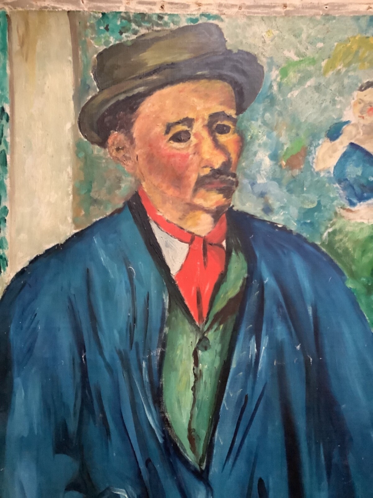 Paul Cézanne | Study of a portrait of a peasant in a blue smock (1895 ...