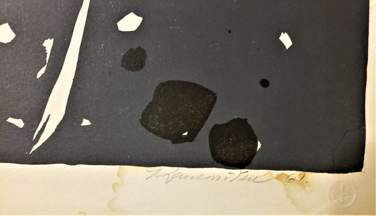 Matsumi Kanemitsu | Night 1961 (1961) | MutualArt
