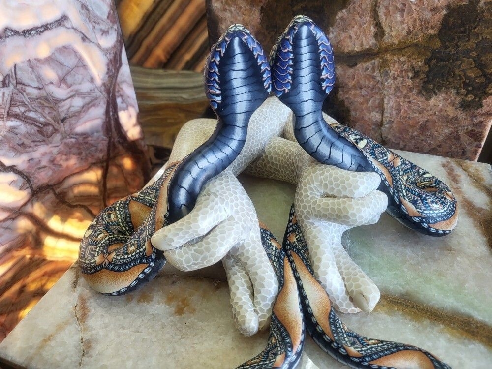 Jon Stuart Anderson | Snake Hands Morph (2025) | MutualArt
