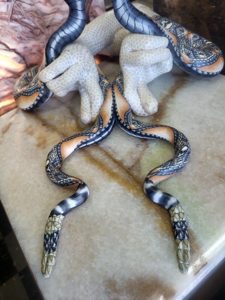 Jon Stuart Anderson | Snake Hands Morph (2025) | MutualArt
