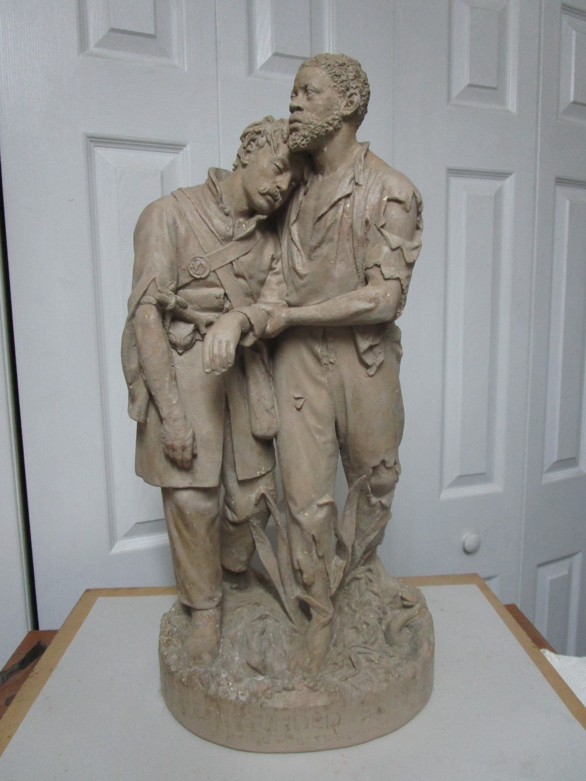 John Rogers | The Wounded Scout (1864) | MutualArt