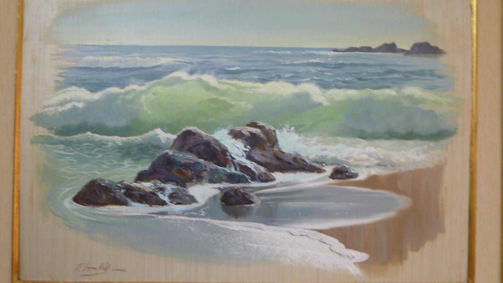 Dale Logan Hill | Carmel Osean Landscape Oil Painting (1950 - 1969 ...