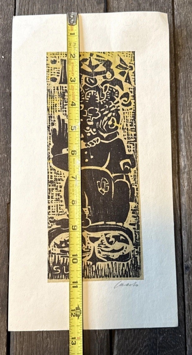 Jacob Heller | Vintage Lot Of 5 Rare Jacob Heller Wood Block Art Prints ...