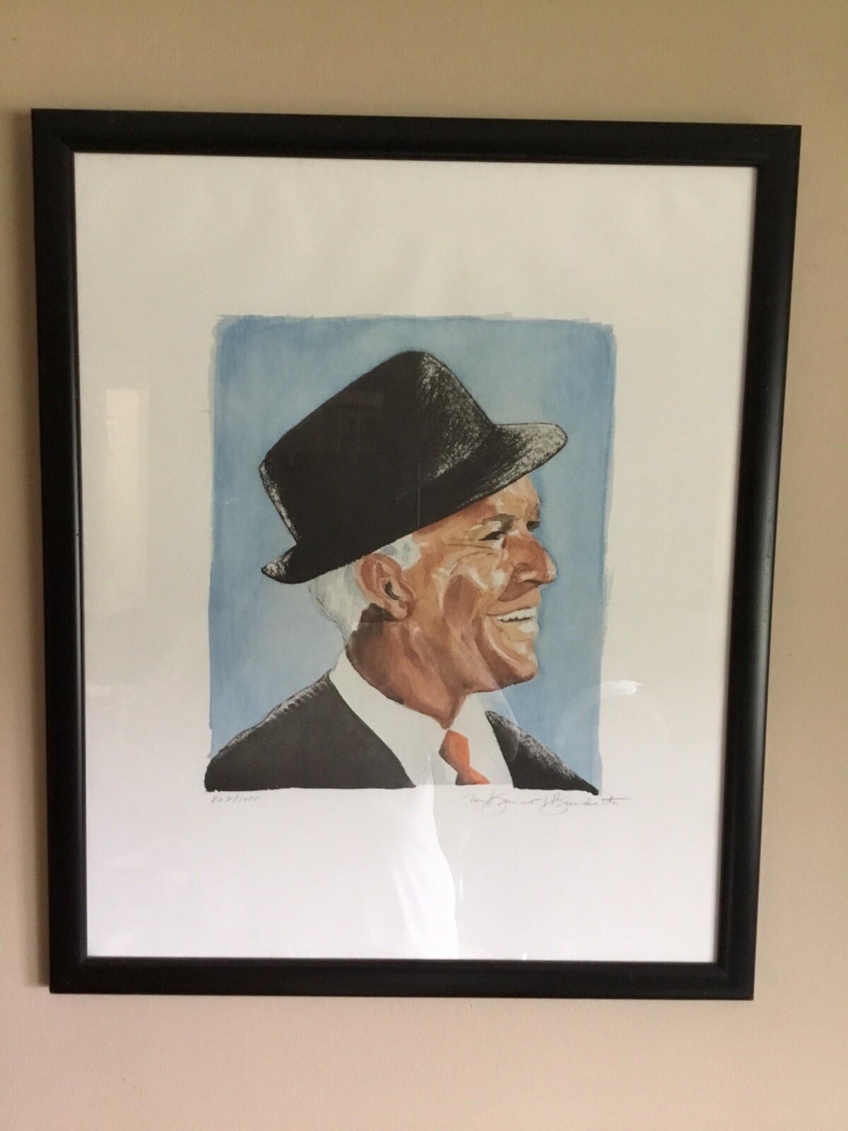 Tony Bennett | Limited Edition Lithograph depiction of FRANK SINATRA ...