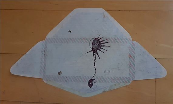 Frida Kahlo | FRIDA KAHLO INK DRAWING PERSONAL MESSAGE MEMORABILIA ...