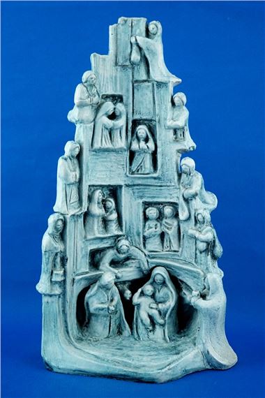 Giuseppe Rossicone | Sculpture depicting the Nativity of Christ (1975 ...