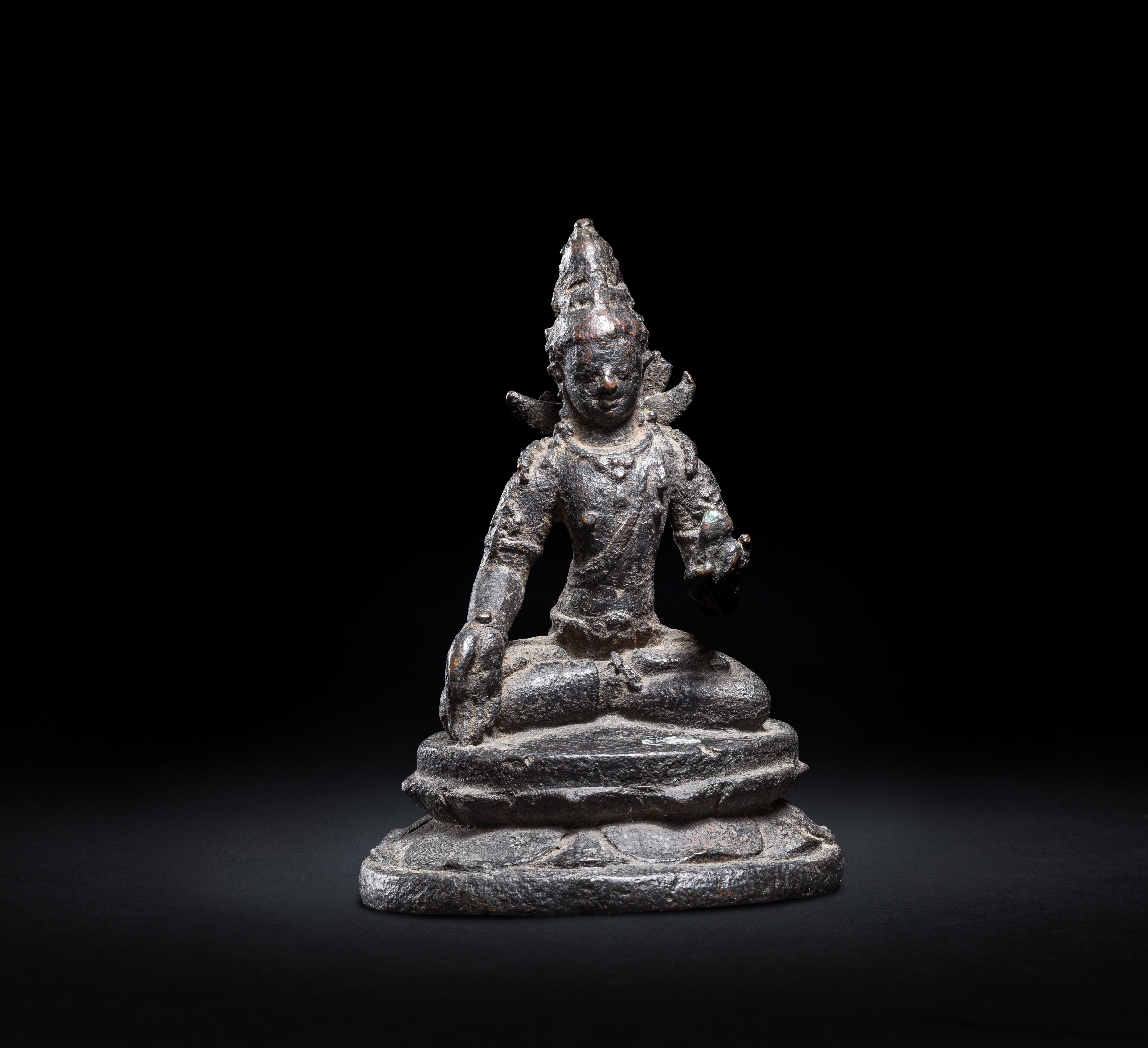 Javanese School, 9th Century | A bronze figure of Manjushri, Java, 9th ...