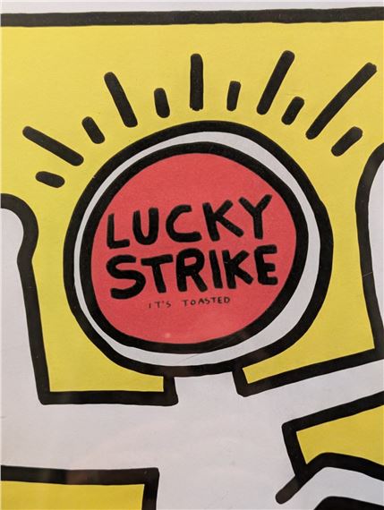 Keith Haring | Lucky Strike Lithograph (1987) | MutualArt