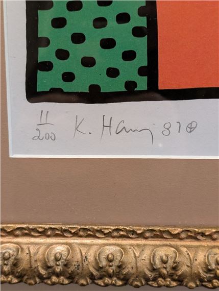 Keith Haring | Lucky Strike Lithograph (1987) | MutualArt