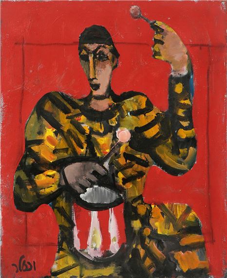 Jacob Wexler | Drummer Clown (1990) | MutualArt