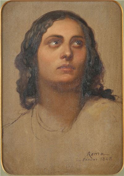 August Riedel | Girl (1848) | MutualArt