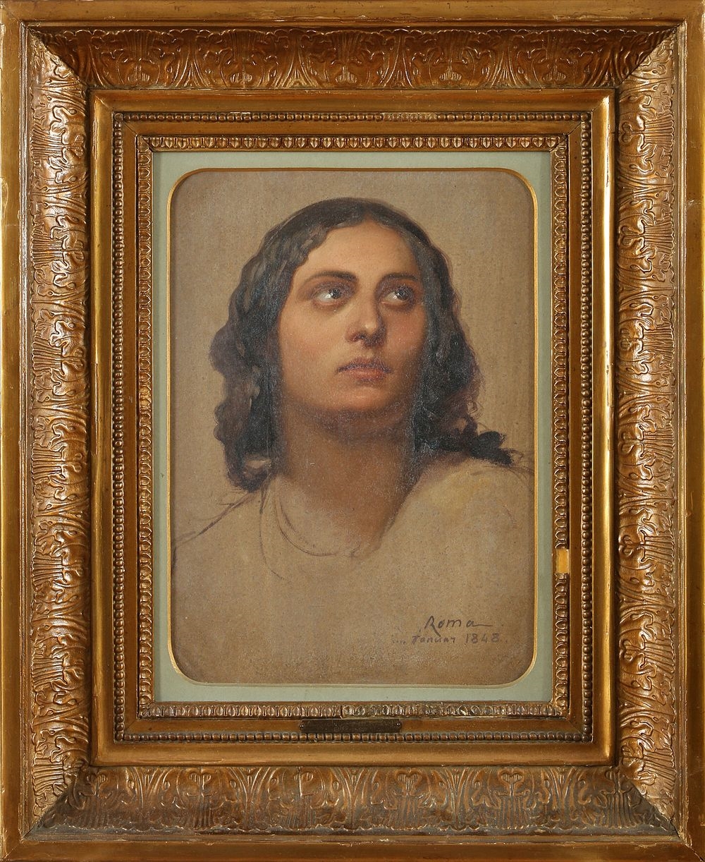 August Riedel | Girl (1848) | MutualArt