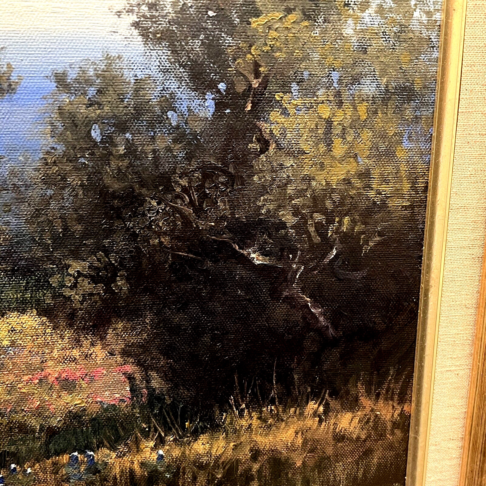 Kay Walton | Texas Landscape Church in The Hills Canvas Oil Painting ...