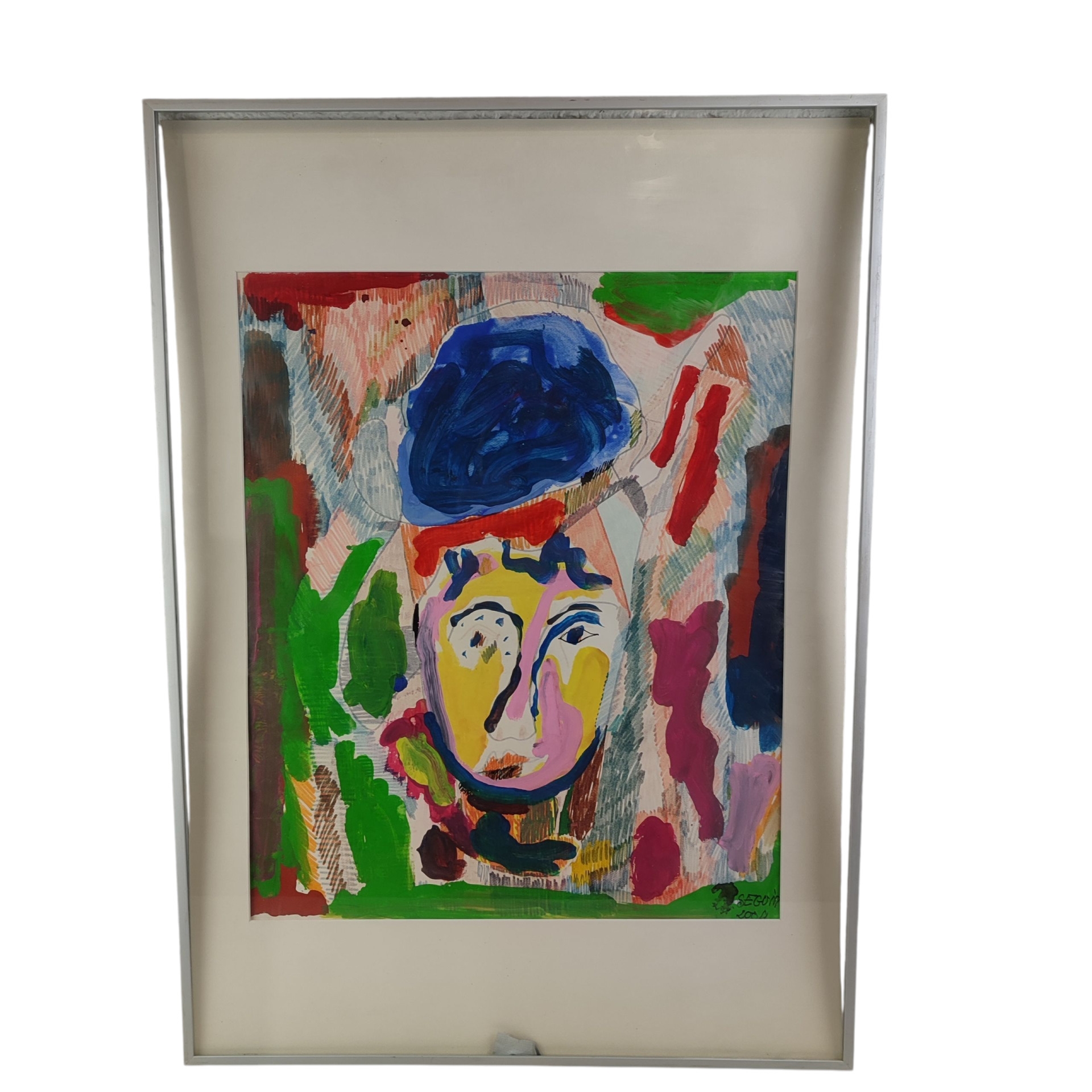 Seguin Adrien | Portrait de clown (2000) | Compare similar artworks | MutualArt