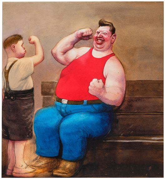 Manfred Deix | Wie der Vater, so der Sohn (Like Father, Like Son ...
