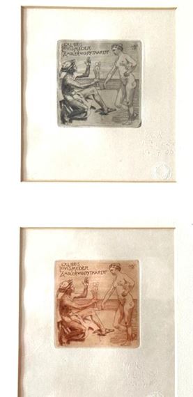 Max Klinger | Exlibris Louis Meder, Amsler und Ruthardt | MutualArt