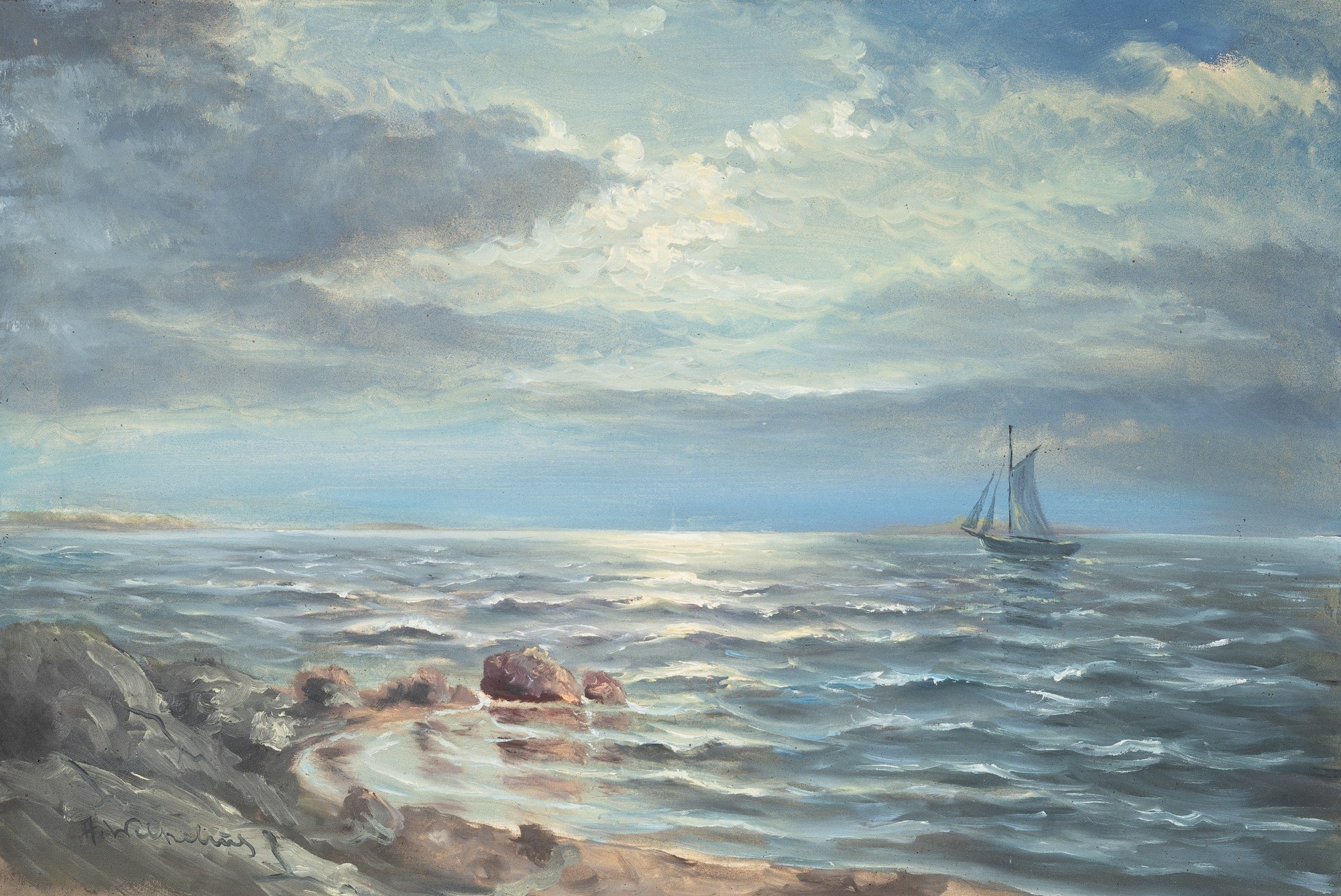 Alexander Wilhelms | Sea landscape | MutualArt