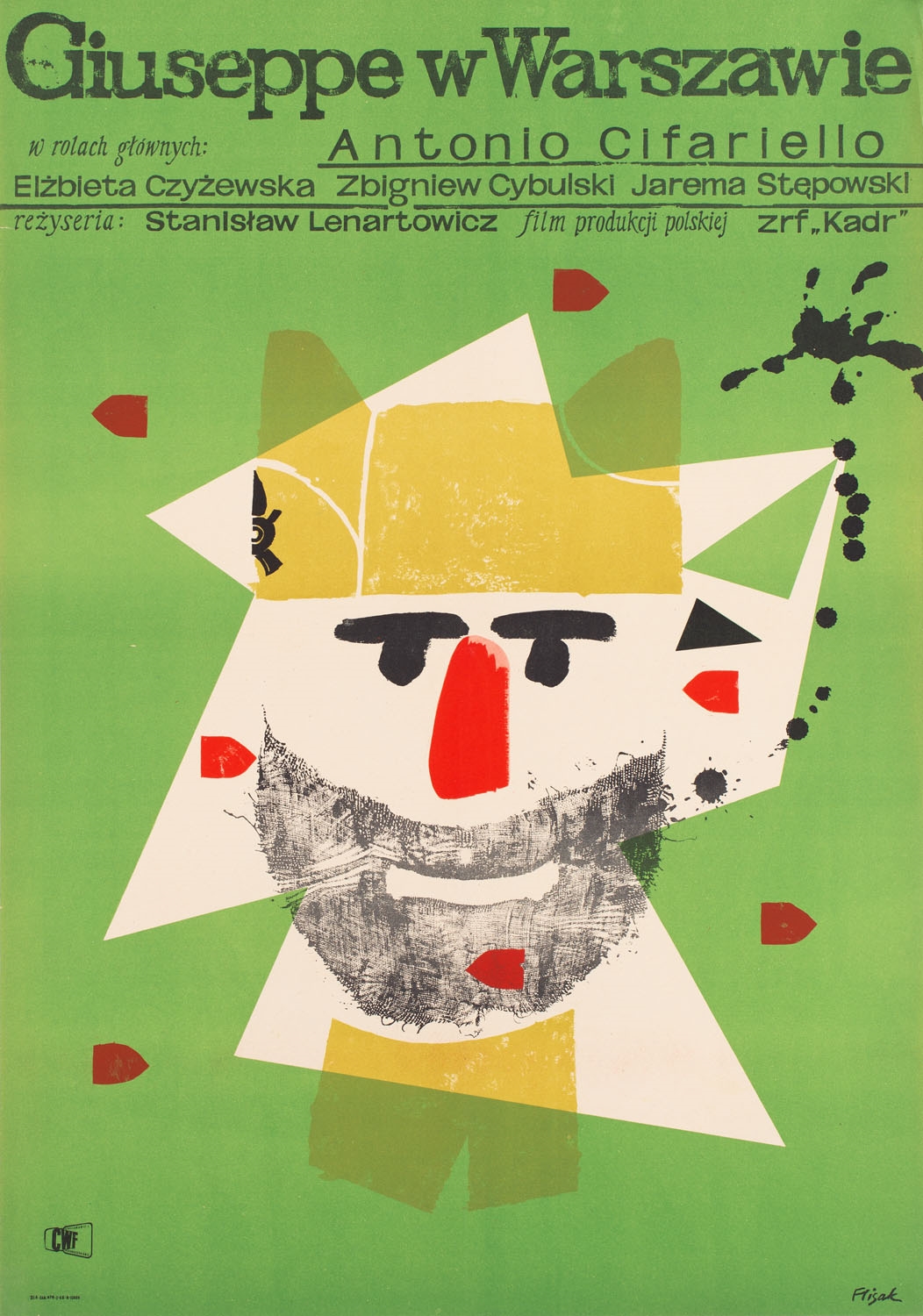Jerzy Flisak | Poster for the film Giuseppe in Warsaw (1964) | MutualArt