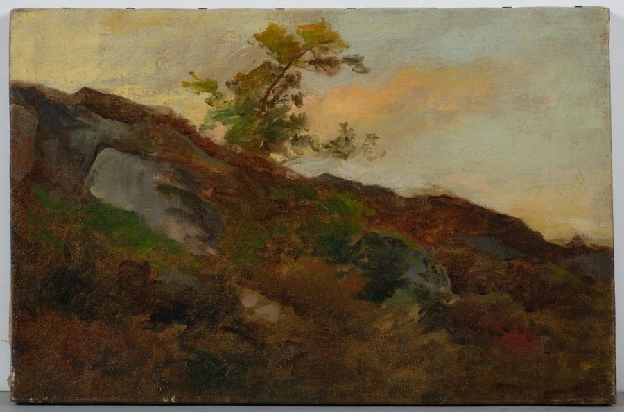 Auguste Allonge | Mountain landscape | MutualArt