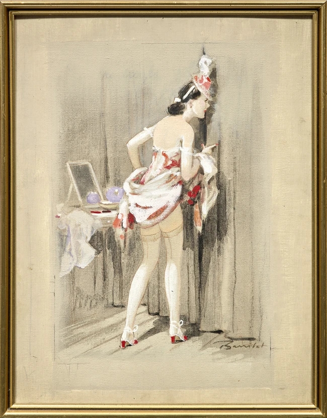 William H. Barribal | A dancer backstage | MutualArt