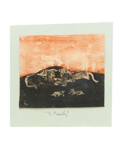 Charles Higgins | A Family, On A Bleak Shore, Carrying the Fuel, 1970 ...