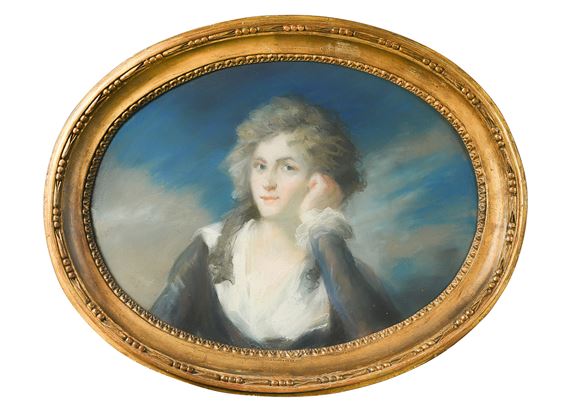 Peter Romney | Portrait of a lady, traditionally called Mrs Evelyn ...