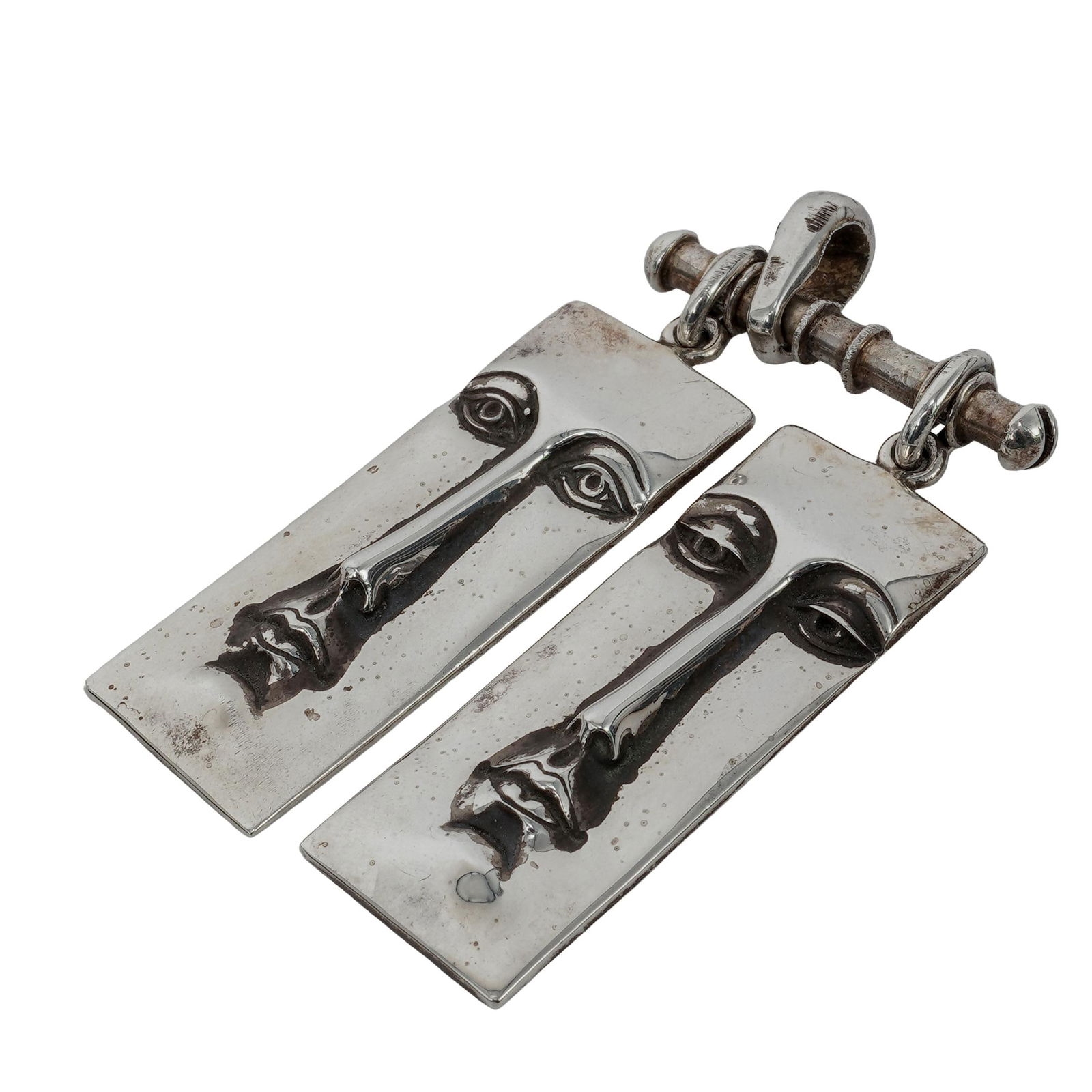 Sergio Bustamante | Guernica Double Face Sterling Silver Pendant (20th ...