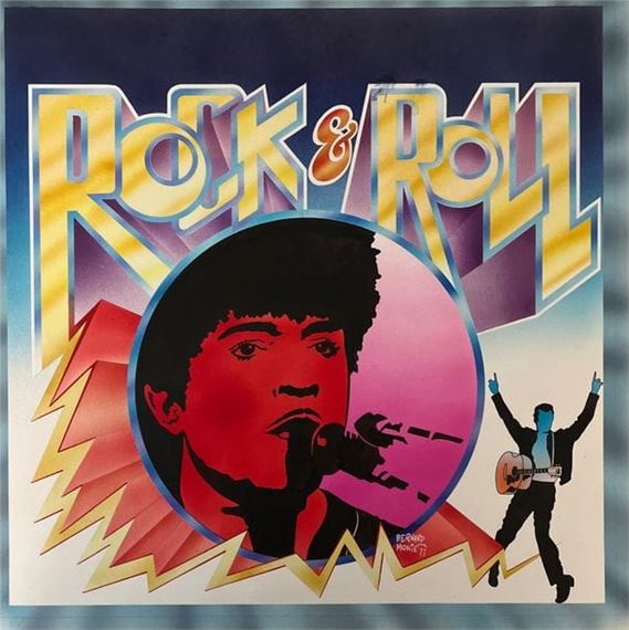Bernard Minne | Rock & Roll Stencil (1977) | MutualArt