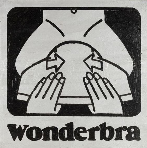 Laurent Gugli | Set of two paintings Wonderbra, 2000 (2000) | MutualArt